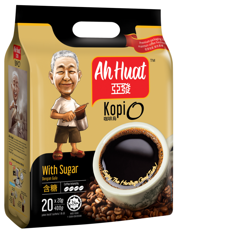 亞發咖啡乌（含糖） - Ah Huat